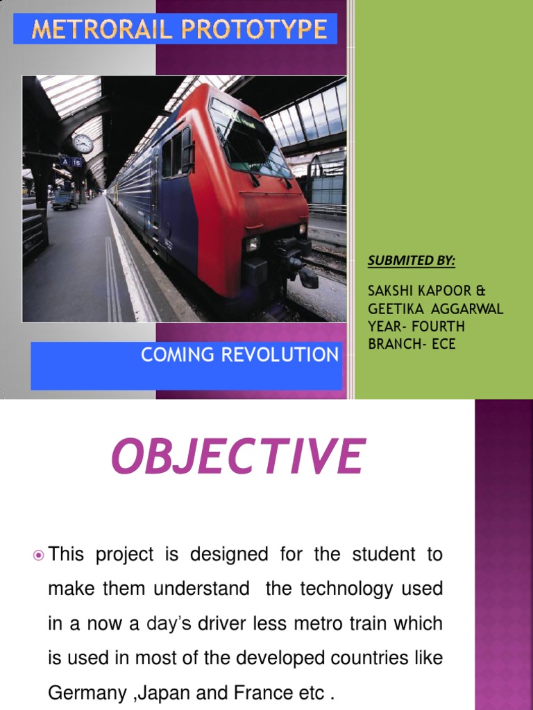 Coming Revolution: Submited by | PDF | Train | Microcontroller