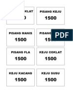 Katalog Harga Laritta Bakery 2025 | PDF | Confectionery | Cakes