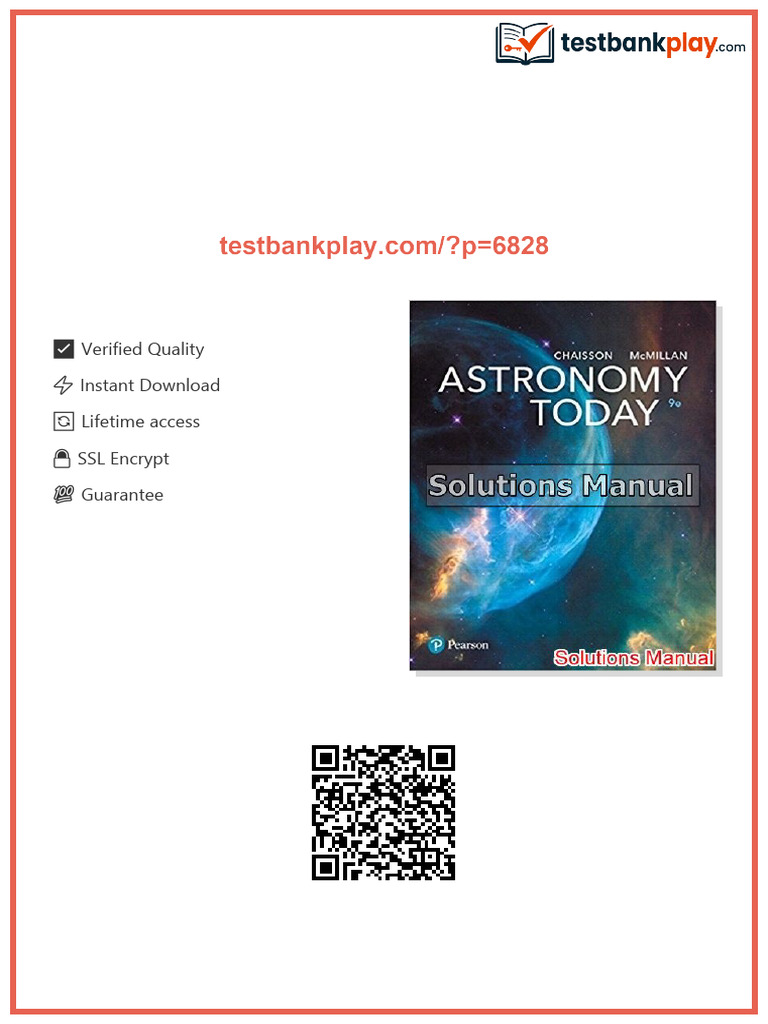 Astronomy Today 9th Edition Chaisson Solutions Manual latest pdf 2026 ...