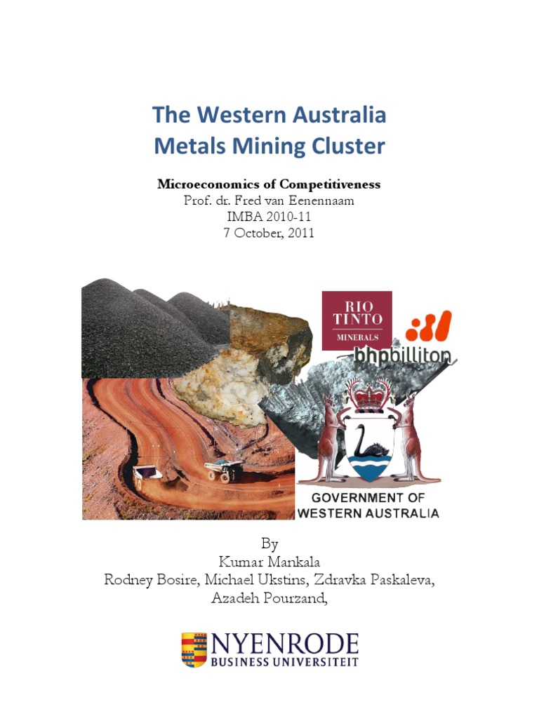 Australian Mining Cluster | PDF | Iron Ore | Mining