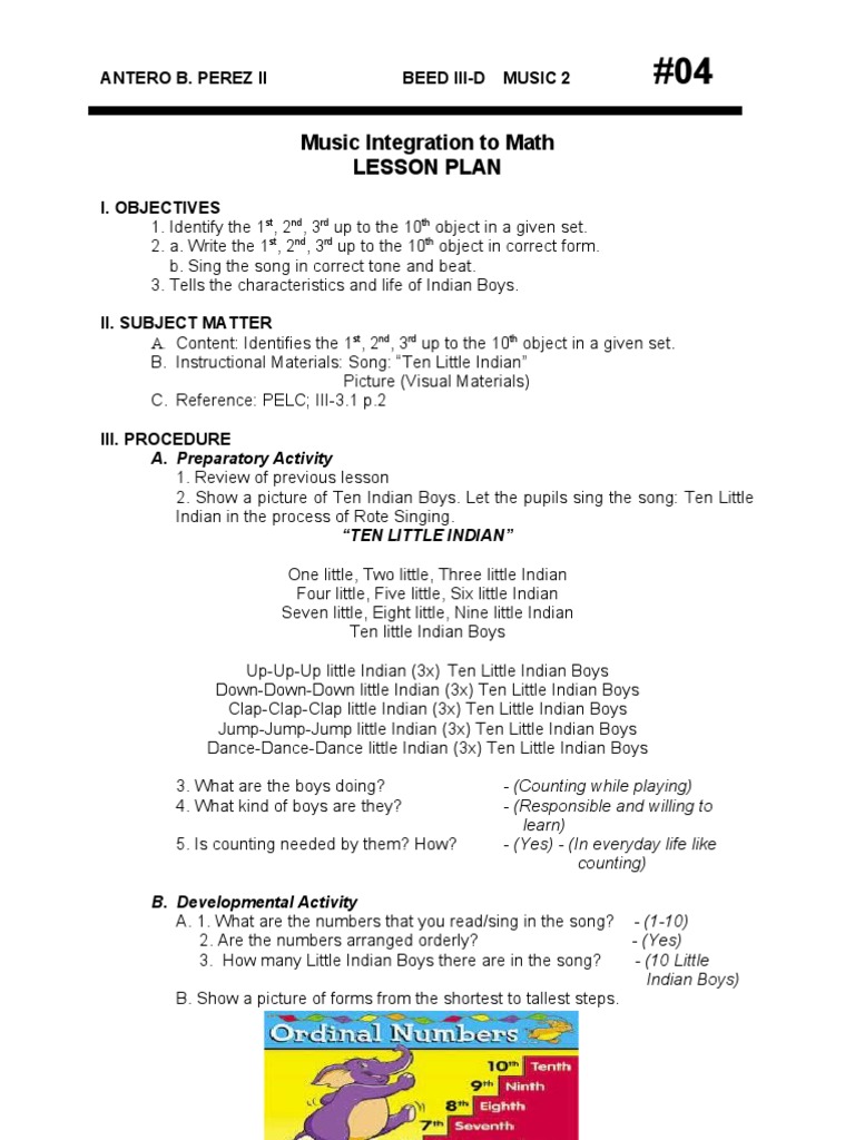 Music-Enhanced Math for Kids | PDF | Lesson Plan | Quality Of Life
