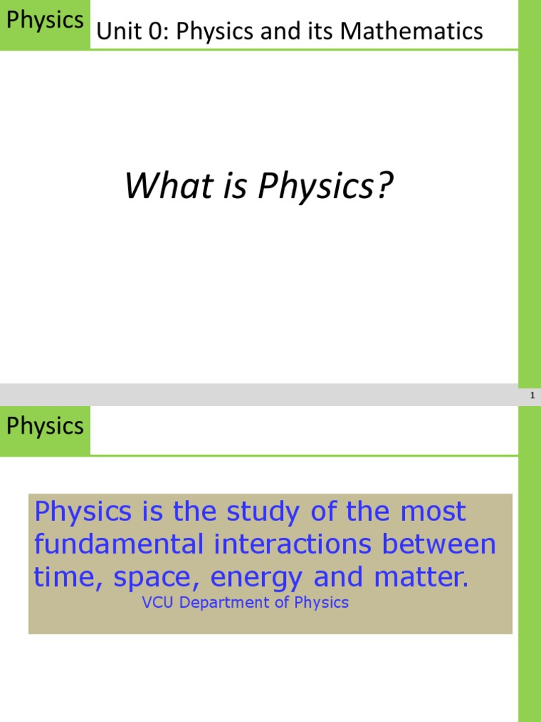 Introduction to Physics and Mathematics | PDF | Significant Figures ...