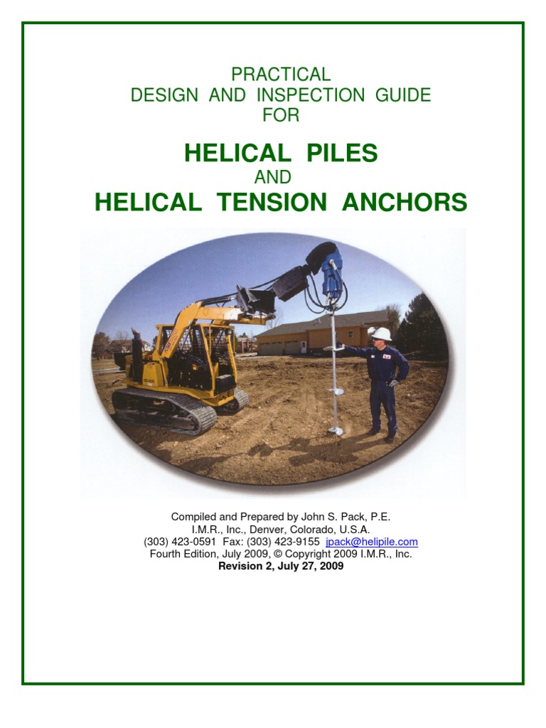 Helical Design Guide | PDF | Deep Foundation | Screw