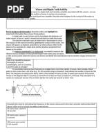 AQA Physics GCSE: Waves Practical Guide | PDF | Waves | Frequency