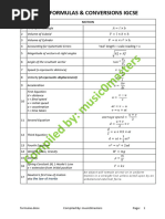 OCR A Level Physics Formula Sheet | PDF | Electronvolt | Physical ...