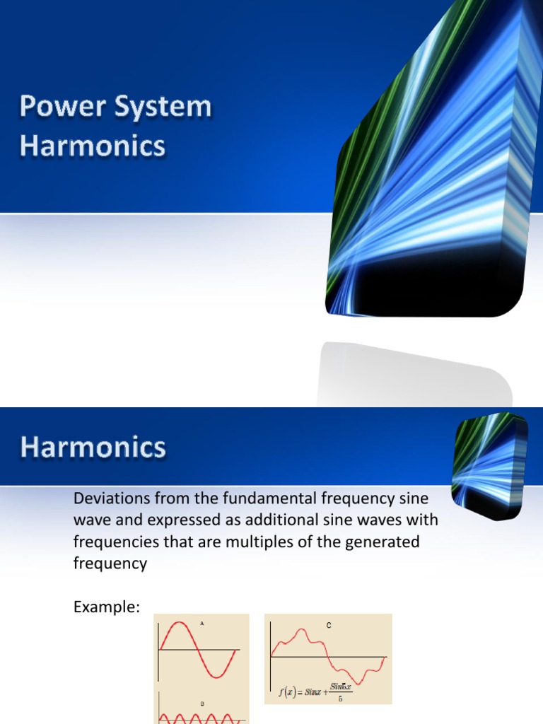 Power System Harmonics | PDF
