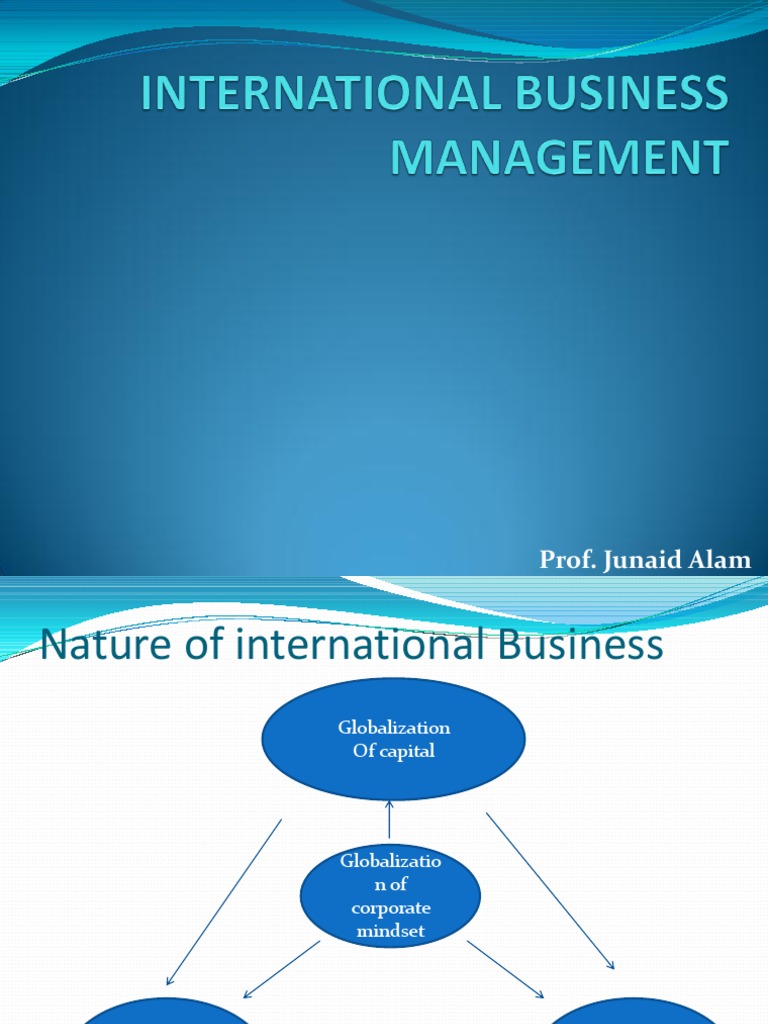 International Business Management | PDF | International Business ...