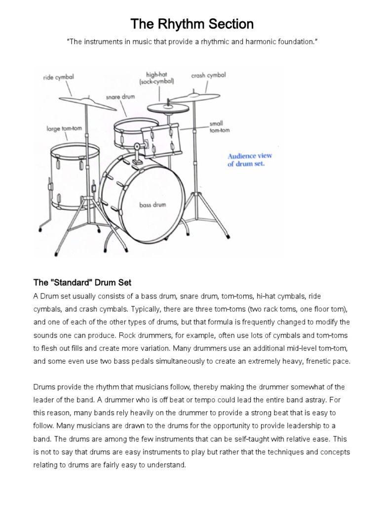 The Rhythm Section | PDF | Drum Kit | Synthesizer