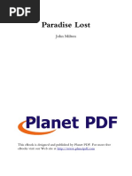 Paradise Lost Book 1 | PDF | John Milton | Paradise Lost