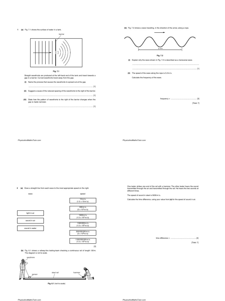 General Wave Properties 2 QP | PDF | Waves | Tsunami