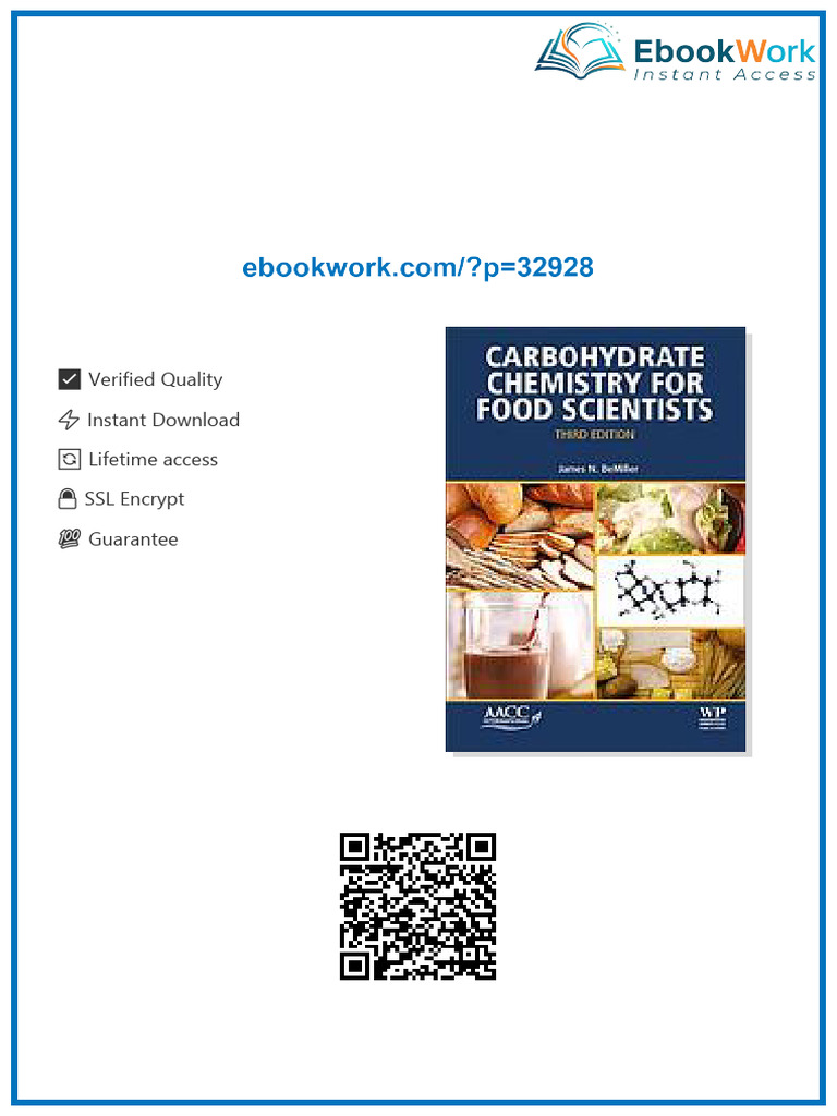 Carbohydrate chemistry for food scientists Third Edtion Edition ...