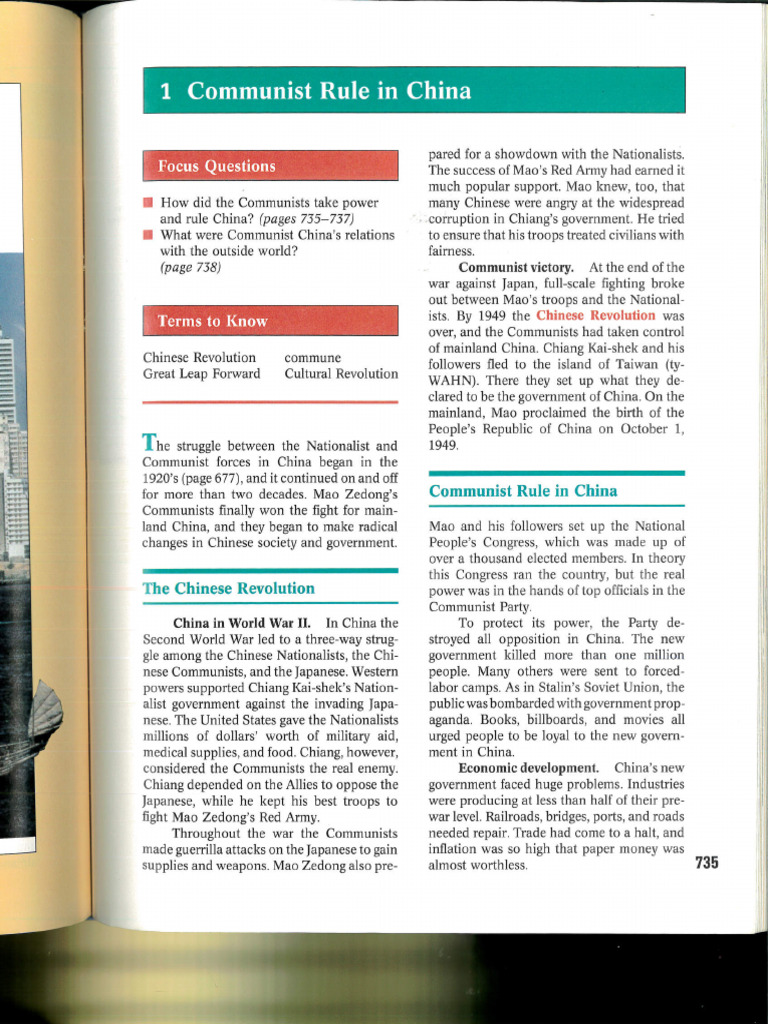 Communist China Reading | PDF