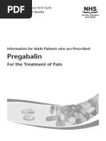Pregabalin Titration Guide for Patients | PDF | Clinical Medicine ...