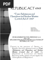 Ra 6969 | PDF | Chemical Substances | Toxicity