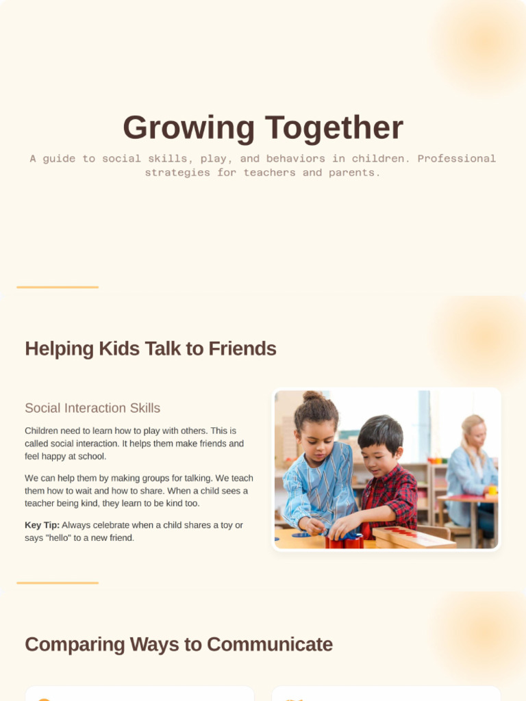 Child Development Strategies | PDF