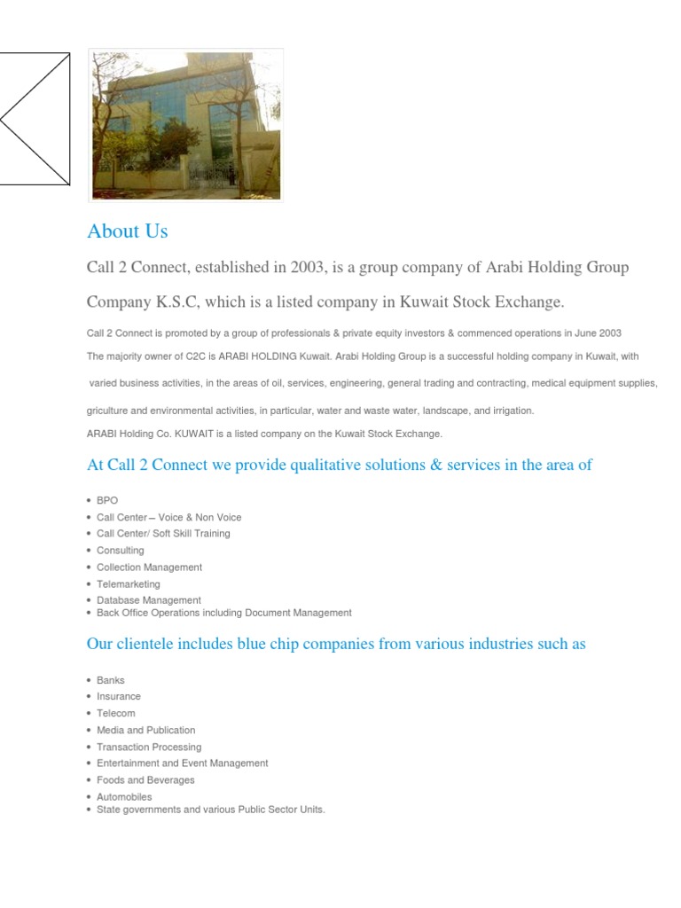 Call 2 Connect | Download Free PDF | Call Centre | Interactive Voice ...