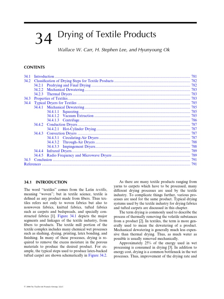 Textile Drying | PDF | Electromagnetic Radiation | Infrared