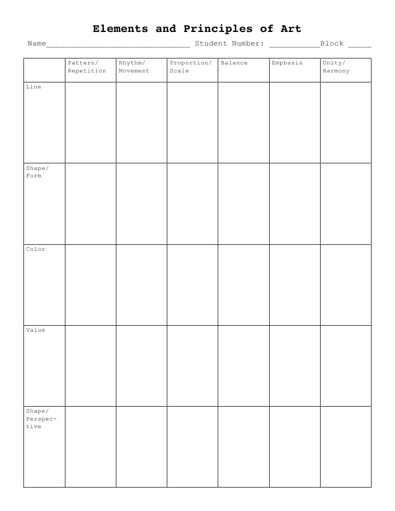 Elements and Principles of Art Guide | PDF | Career & Growth | Art