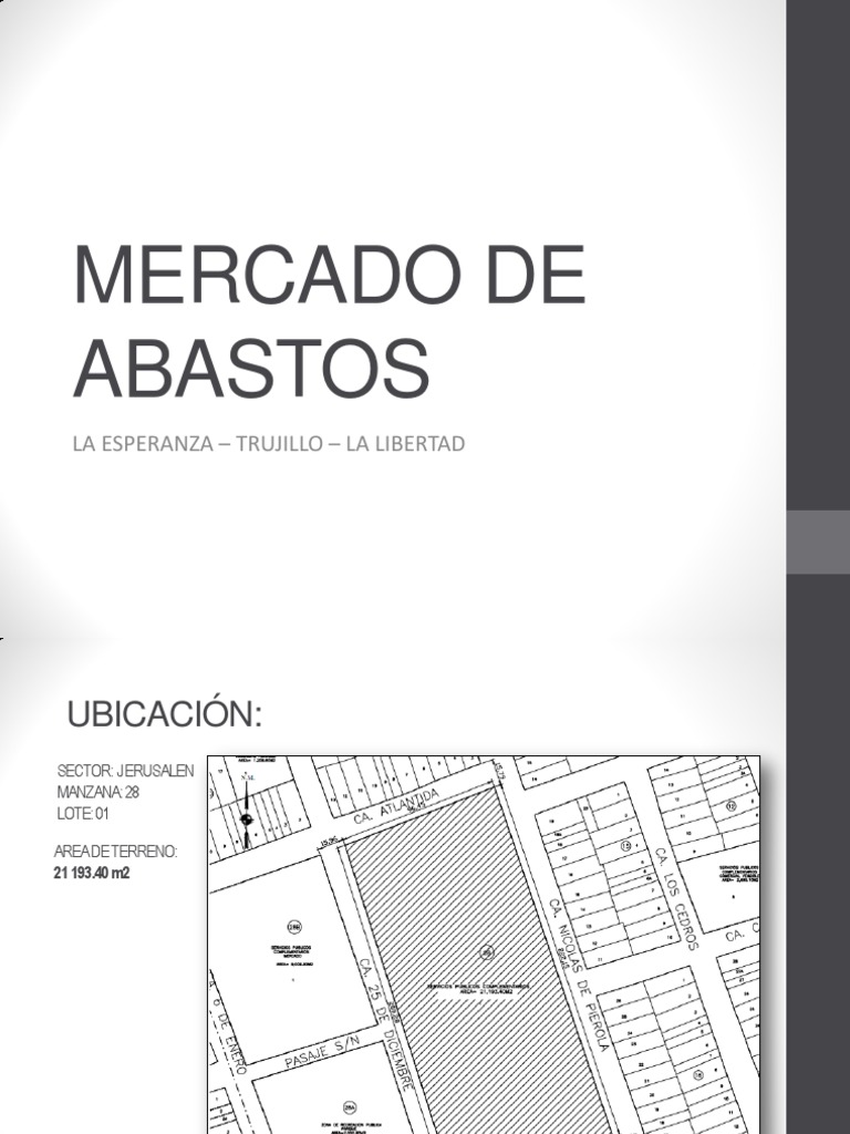 Mercado de Abastos | PDF