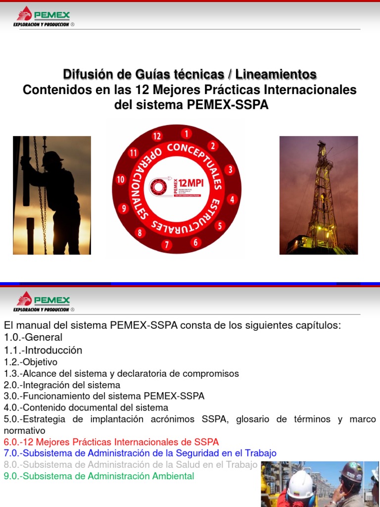 Guías técnicas y lineamientos contenidos en las 12 Mejores Prácticas ...