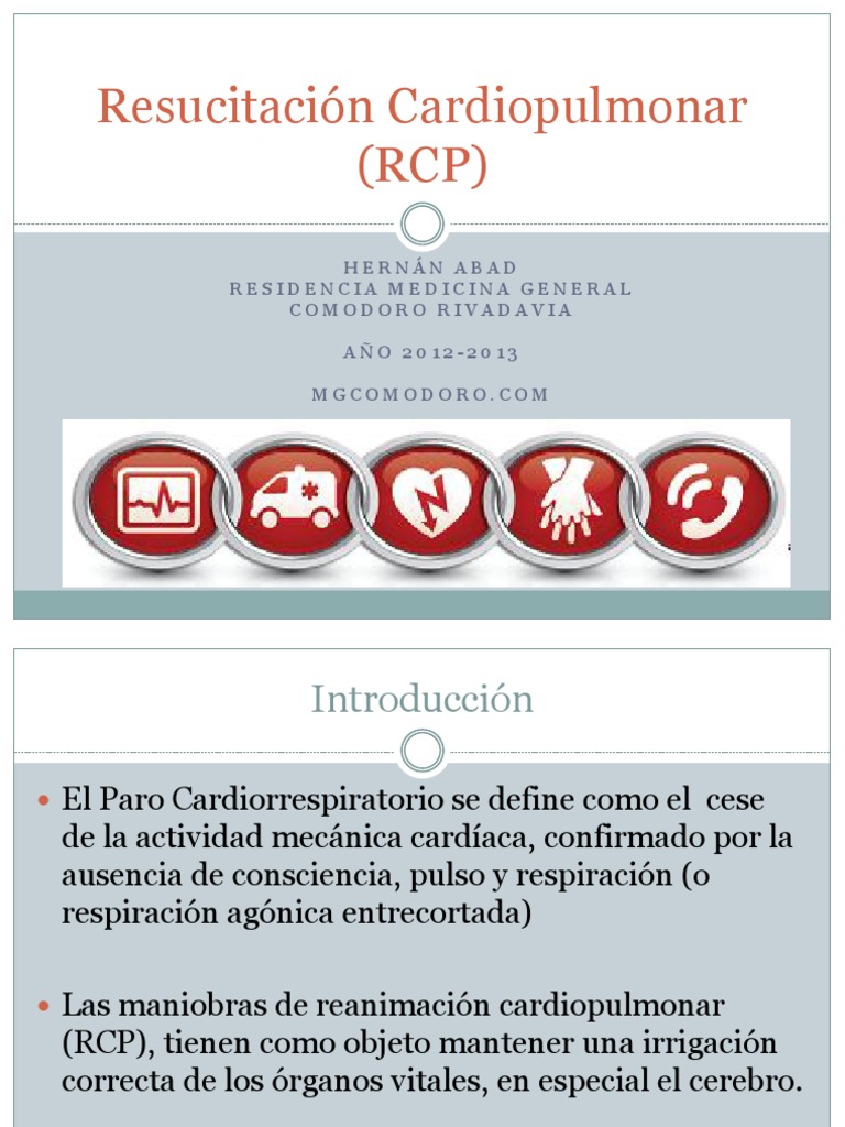 RCP 3 | PDF | Reanimación cardiopulmonar | Especialidades Medicas