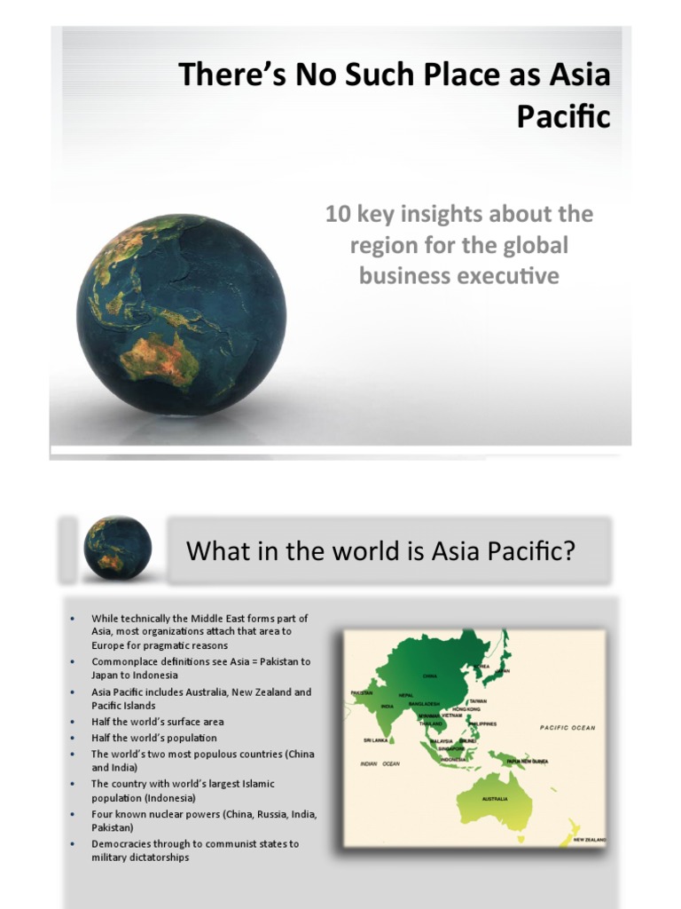 There's No Such Place As Asia Pacific | PDF | Thailand | Asia