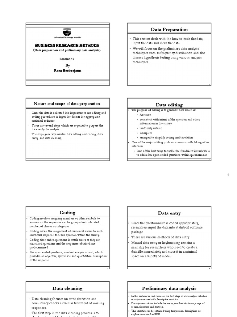 Preliminary Data Analysis Techniques | PDF | Correlation And Dependence ...