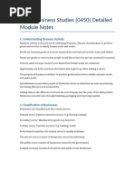 POB Exam Notes Overview | PDF | Business | Employment