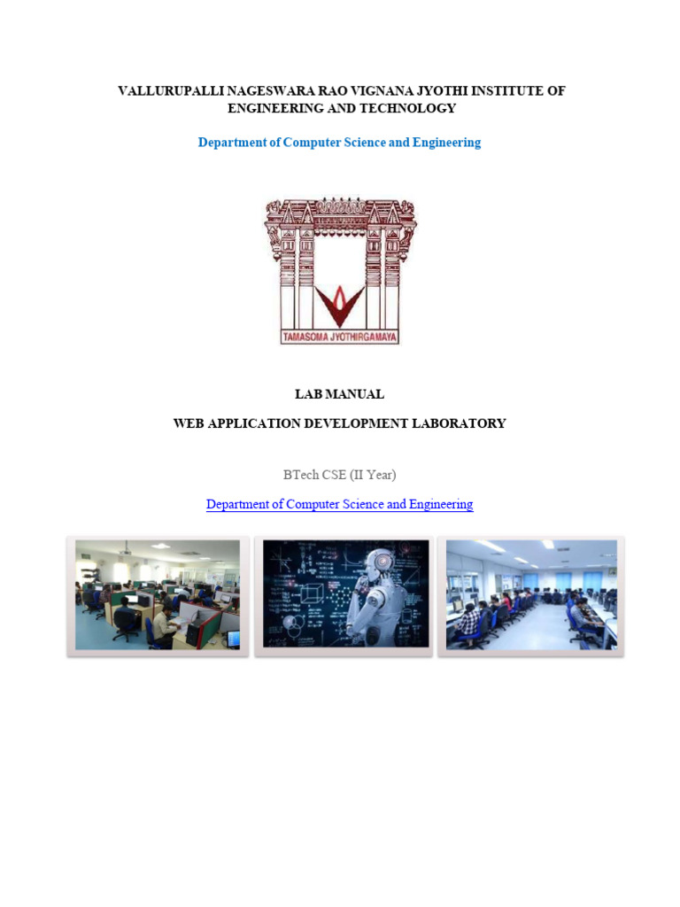 WAD Manual 14-4-2026_Final (1) | PDF | Computing | Software Engineering