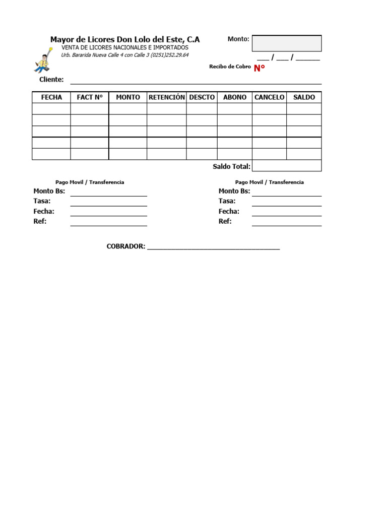 Modelo Recibo | PDF