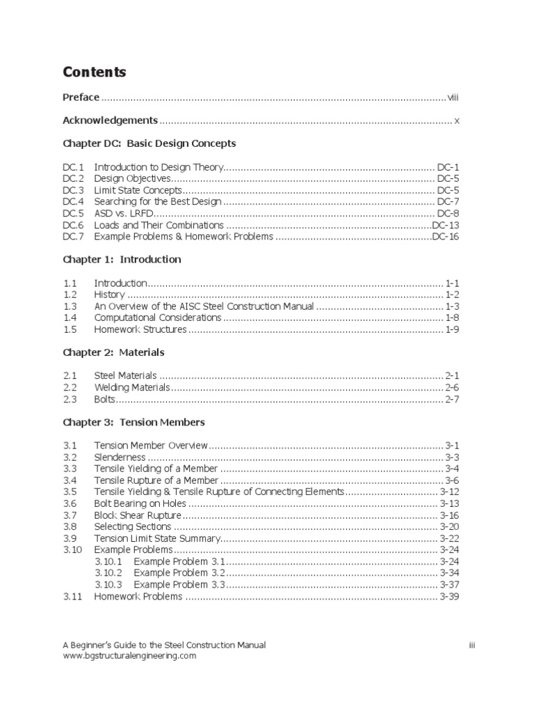A Beginner's Guide To The Steel Construction Manual III | PDF | Beam ...