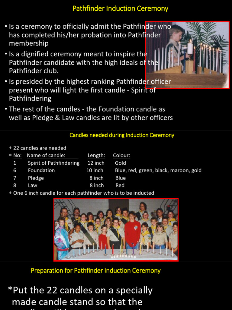 10-Induction-Ceremony-Pathfinder_Staff_Training | PDF