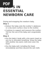 Essential Intrapartum and Newborn Care | PDF | Infants | Breastfeeding