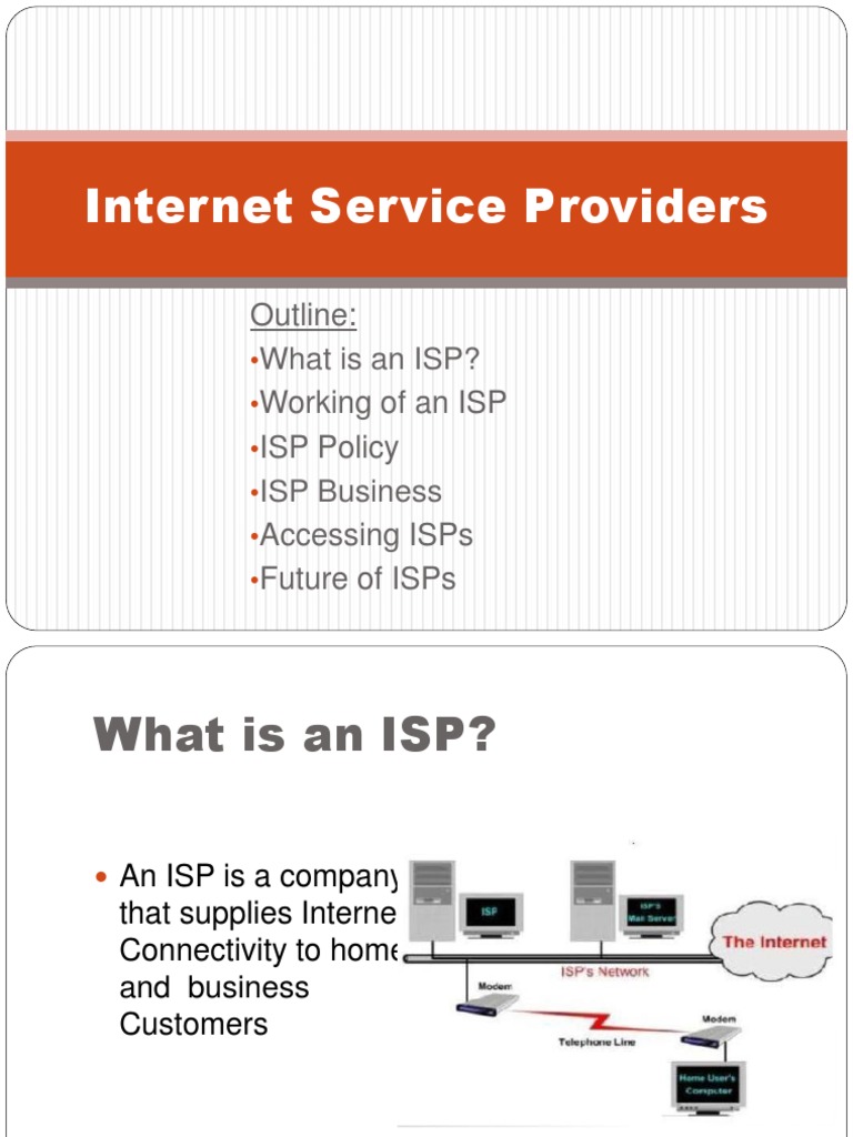 Internet Service Providers Final | Internet Access | Internet Service ...