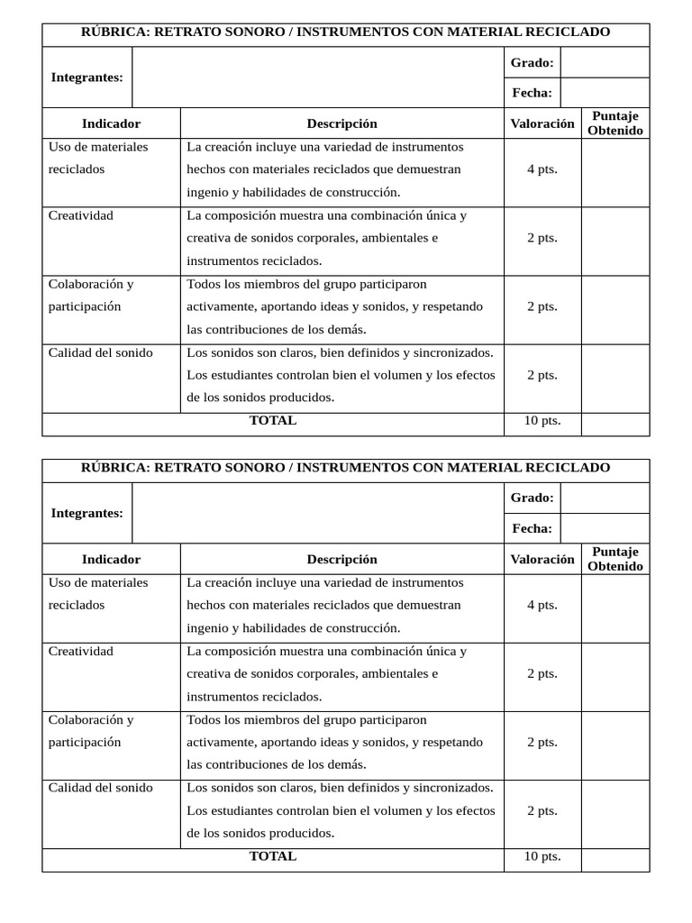 eca-destreza-3-eca.3.1.6-rúbrica | PDF