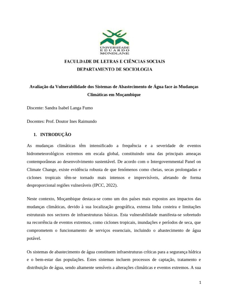 Actualizado _Artigo Sandra 28.4.26 | PDF | Resiliência climática ...