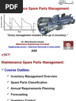 Spare Parts Management and Classification | PDF | Inventory ...