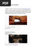 Partes del Escenario Teatral | PDF | Teatro | Las artes escénicas
