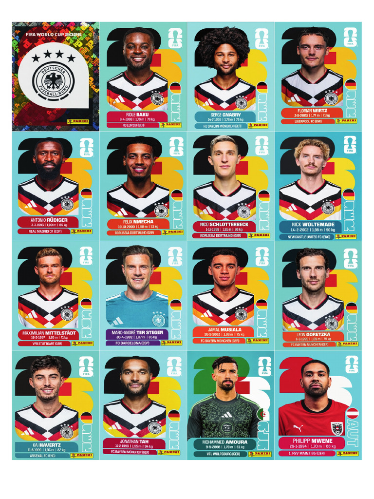 Stickers Panini - WorldCup 2026 CYMK (Complete) | PDF