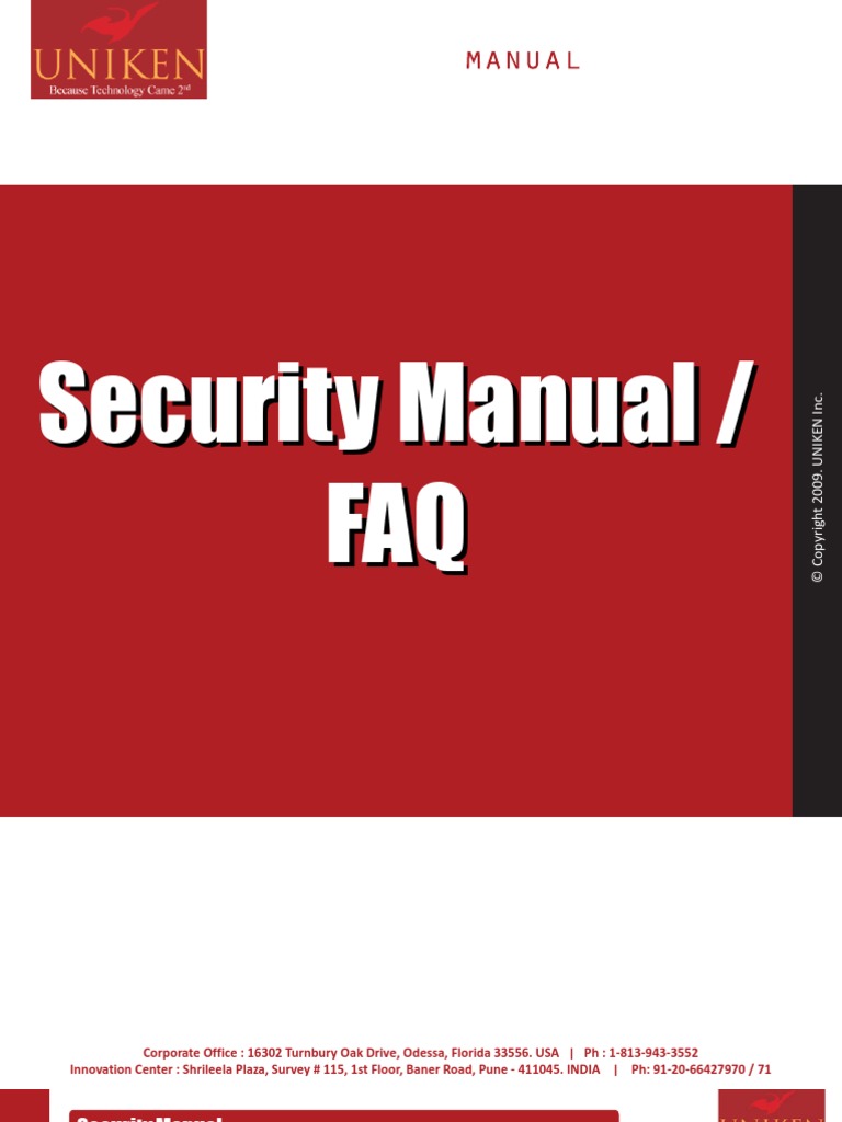 Security Manual / FAQ | PDF | Transport Layer Security | Public Key ...