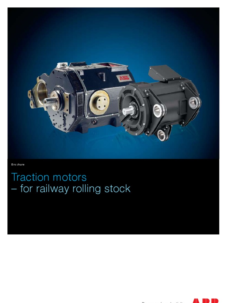 Abb Traction Motors Broschyr 12s | PDF | Engines | Rail Transport