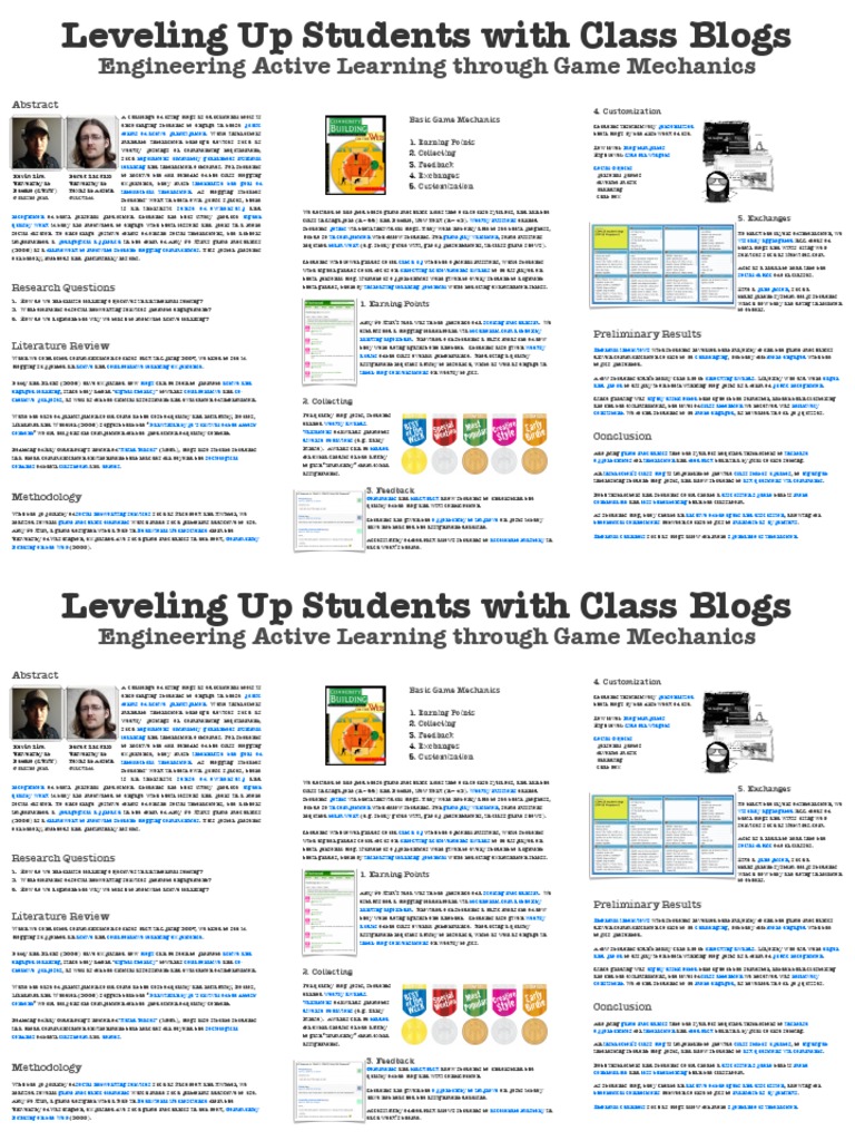 ICA Poster - Level Up Students | PDF | Blog | Social Networking Service