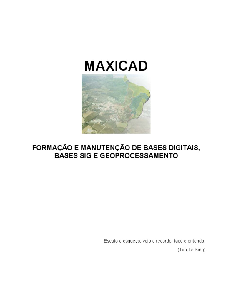 Manual Maxicad | PDF | Sistema de coordenadas | Geografia