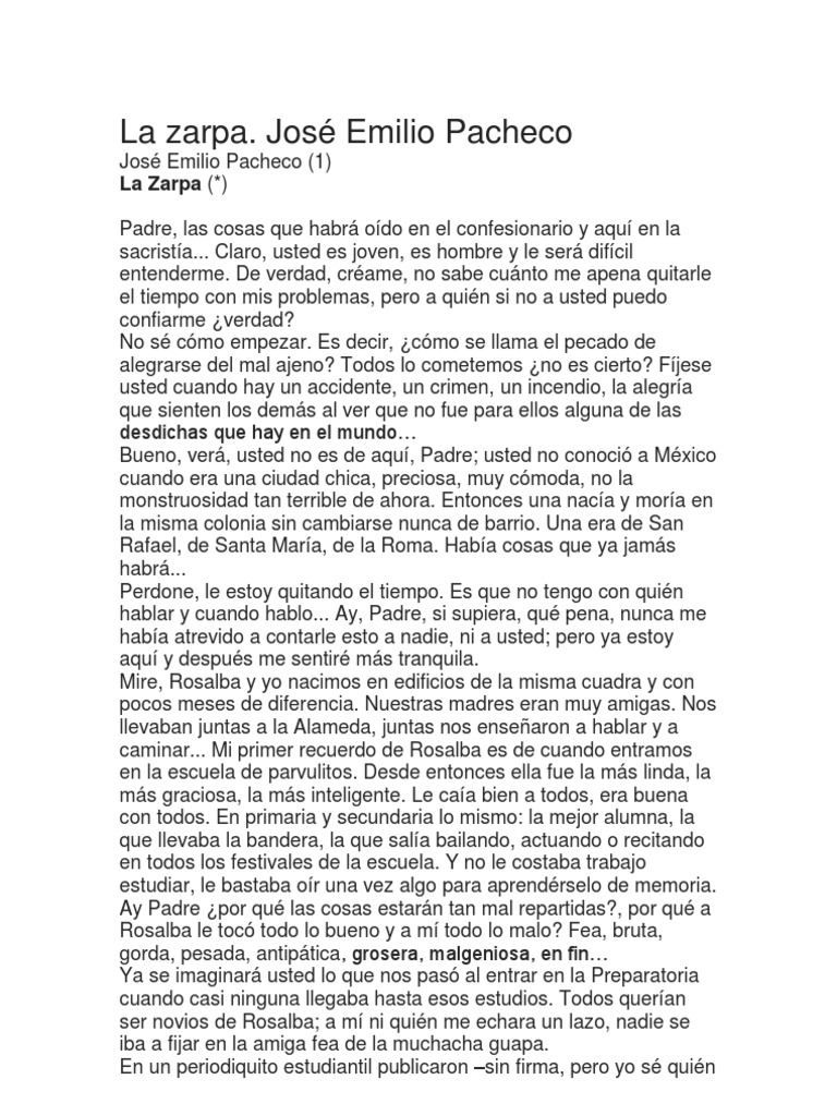 La Zarpa | PDF | María, madre de Jesús