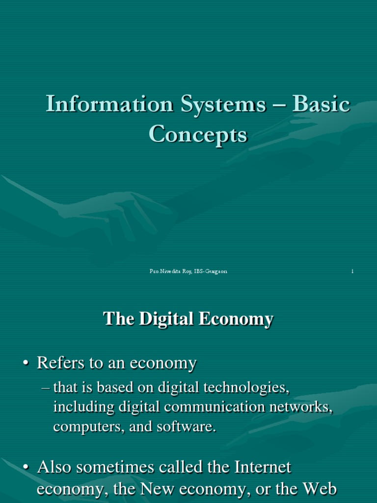 ISM - Information Systems - Basic Concepts | Download Free PDF ...