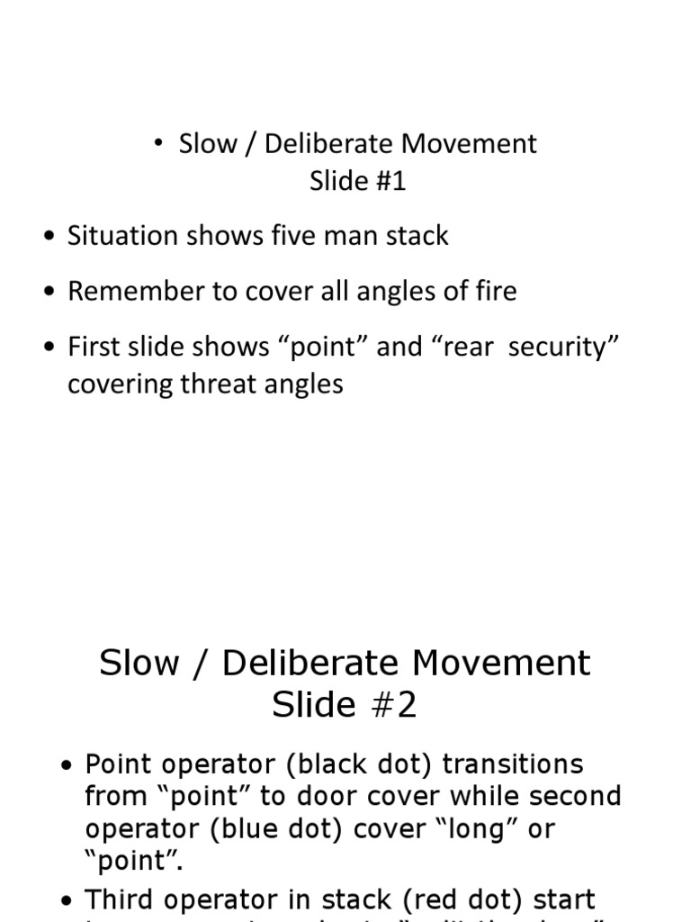 SWAT Tactical Movement | PDF