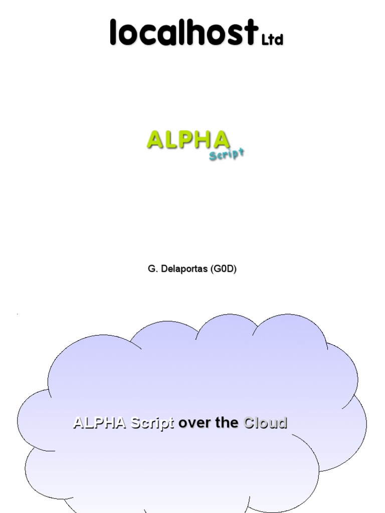 ALPHA Script - Presentation | PDF | Programming Language | Xml