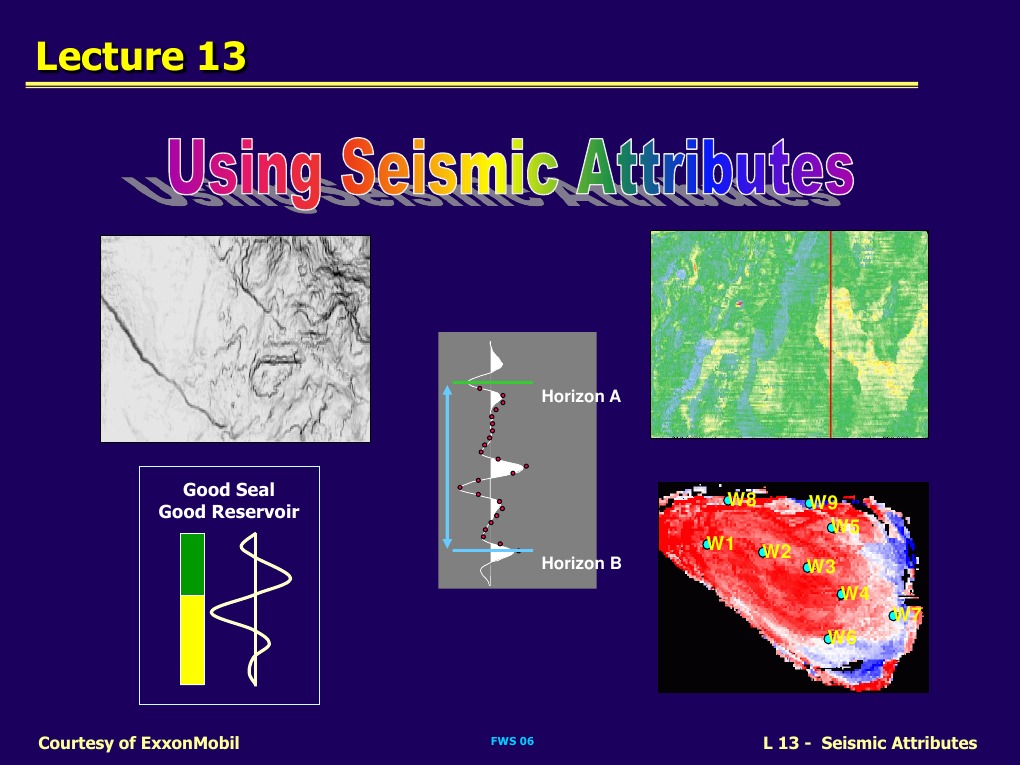 Using Seismic Attributes | Reflection Seismology | Earth Sciences