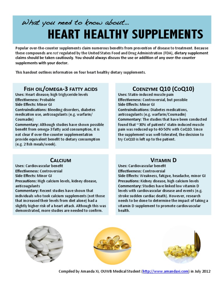 Heart Healthy Patient Handouts | Cardiovascular Diseases | Dietary ...