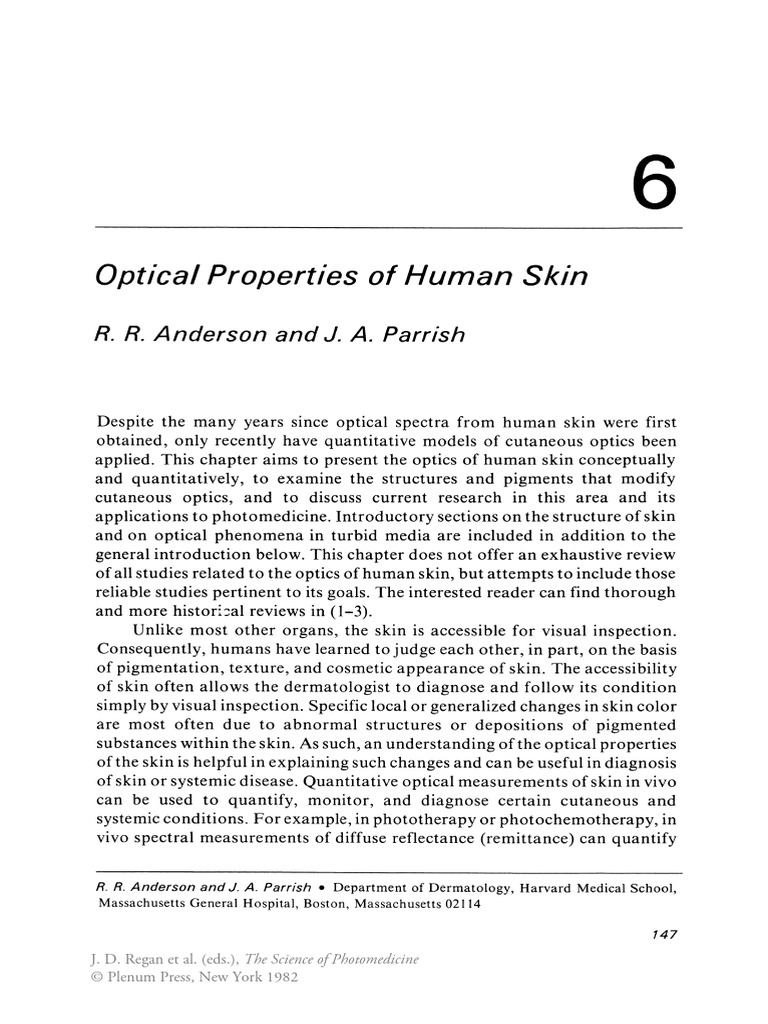 1982 - Anderson, Parrish - Cap 6 - Book Optical Properties of Human ...